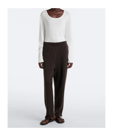 THE ROW Parvi Cashmere Wide-leg Pants
