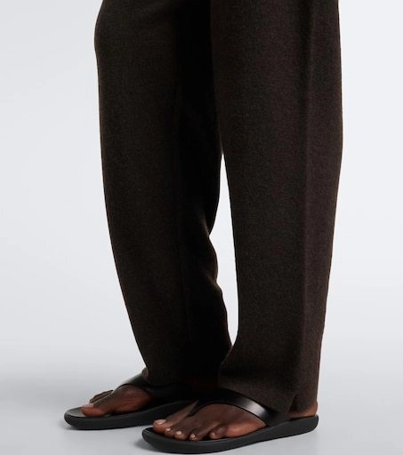 THE ROW Parvi Cashmere Wide-leg Pants