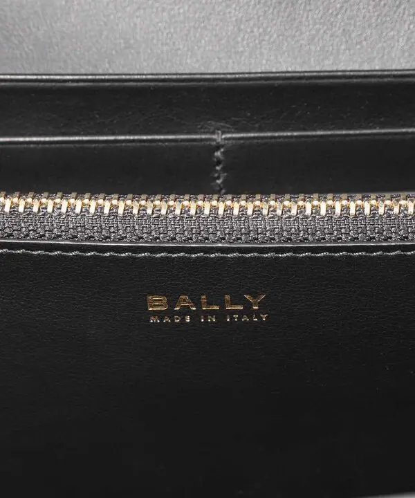 Bally Crocodile-effect Leather Shoulder Bag