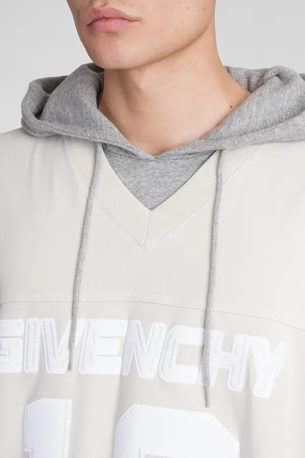 Givenchy Layered Drawstring Hoodie