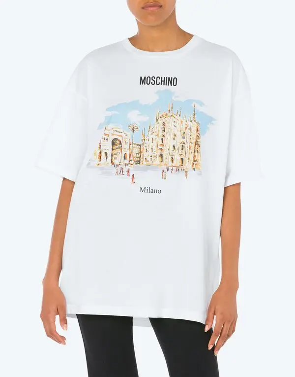 Moschino Printed Crewneck T-shirt