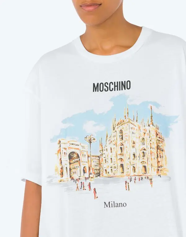 Moschino Printed Crewneck T-shirt
