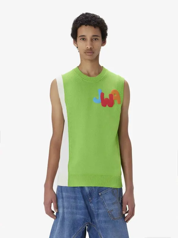 J.W.ANDERSON Two-tone Knitted Vest