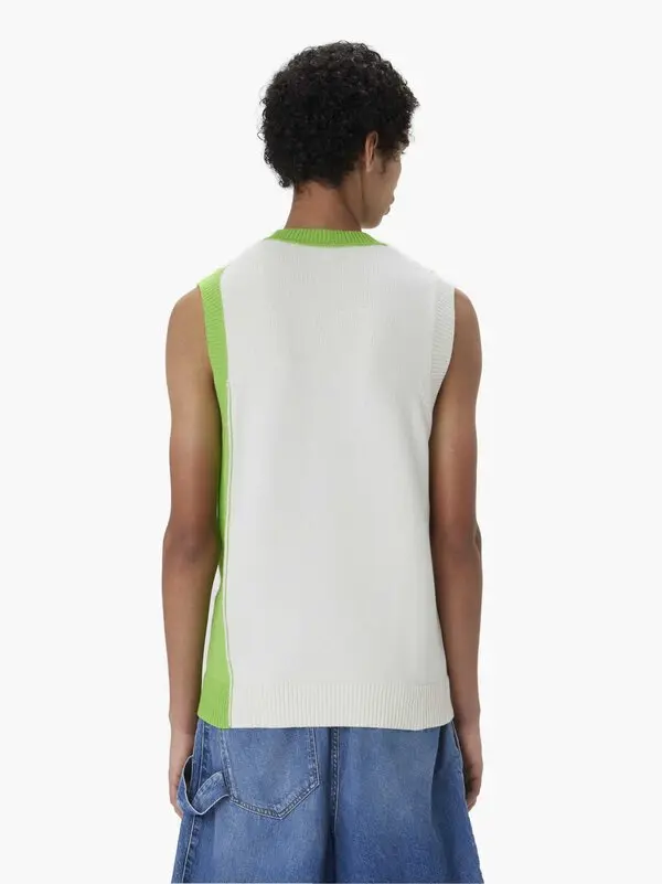 J.W.ANDERSON Two-tone Knitted Vest