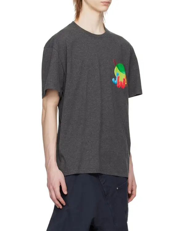 J.W.ANDERSON Jw Anderson Jwa Lime Printed T-shirt