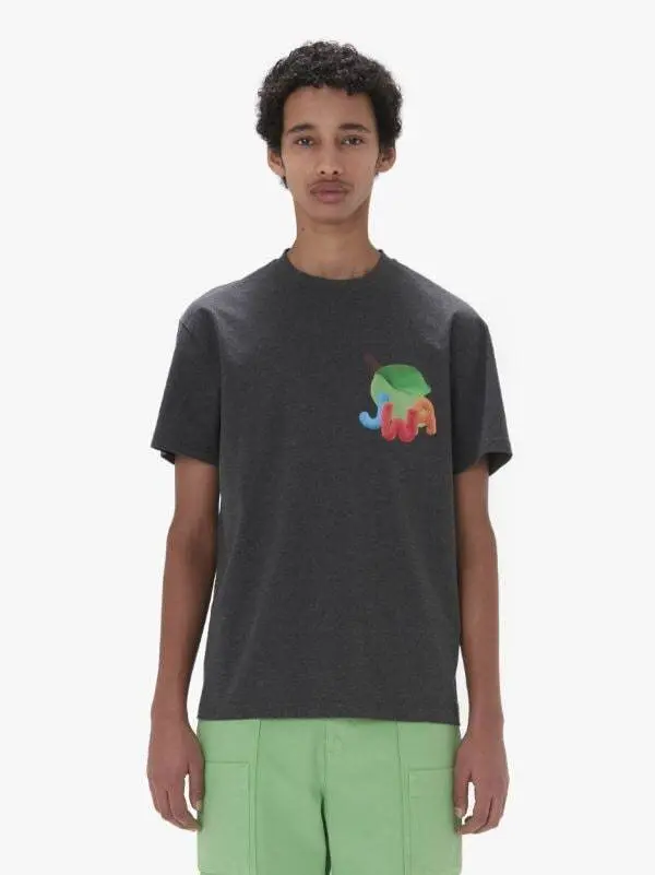 J.W.ANDERSON Jw Anderson Jwa Lime Printed T-shirt