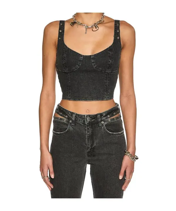 Ksubi Sleeveless Bustier Top