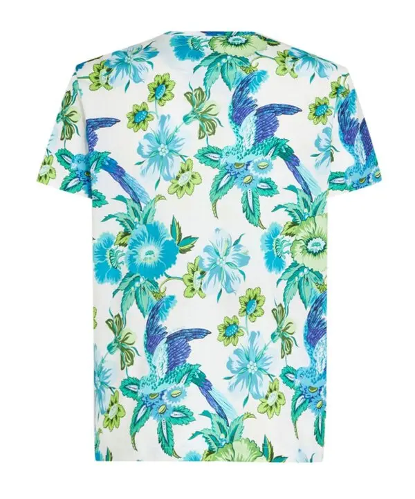 Etro Pegaso-motif Graphic-print T-shirt