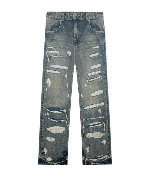 REPRESENT Torn Denim Trousers