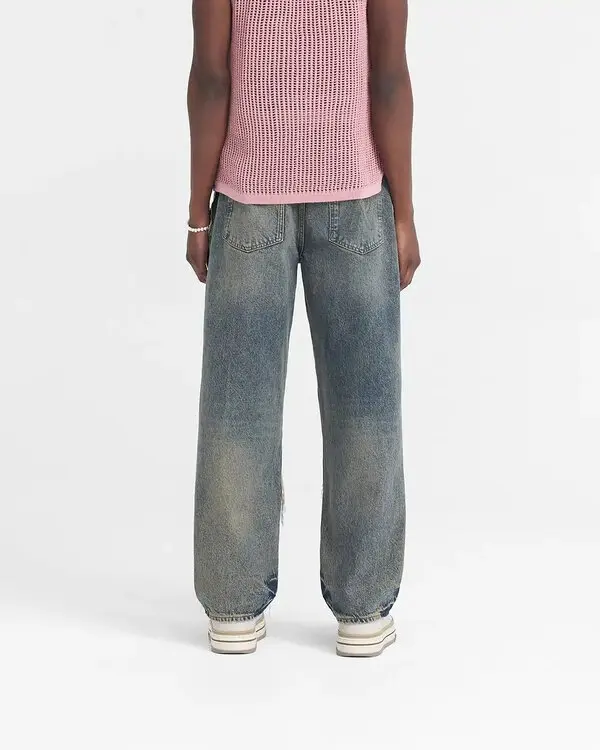 REPRESENT Torn Denim Trousers