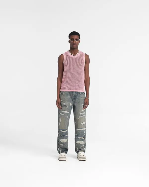 REPRESENT Torn Denim Trousers