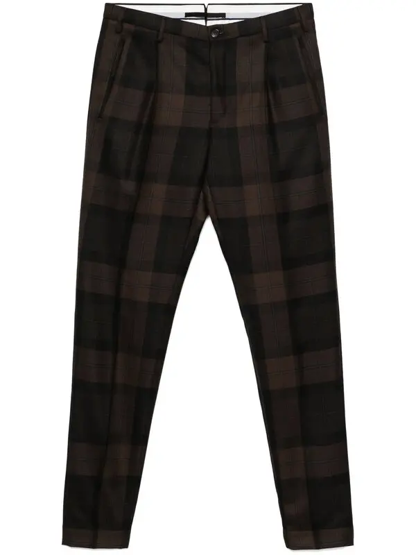 Incotex Checkered Trousers