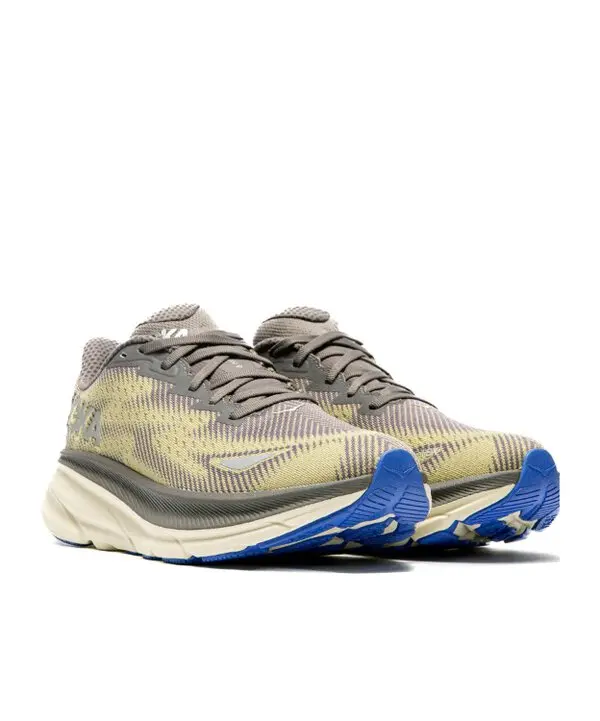 Hoka One One Clifton 9 Logo-detail Sneakers - Graveleggshell