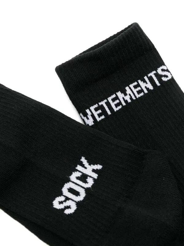 Vetements Logo Socks