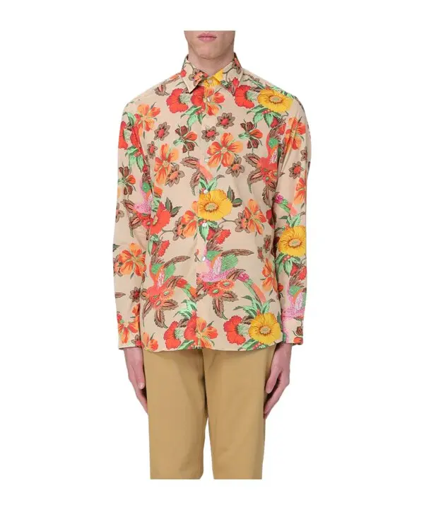 Etro Allover Floral Print Long-sleeved Shirt