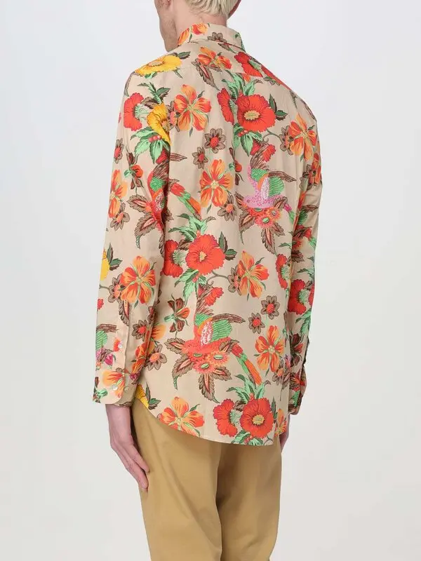 Etro Allover Floral Print Long-sleeved Shirt
