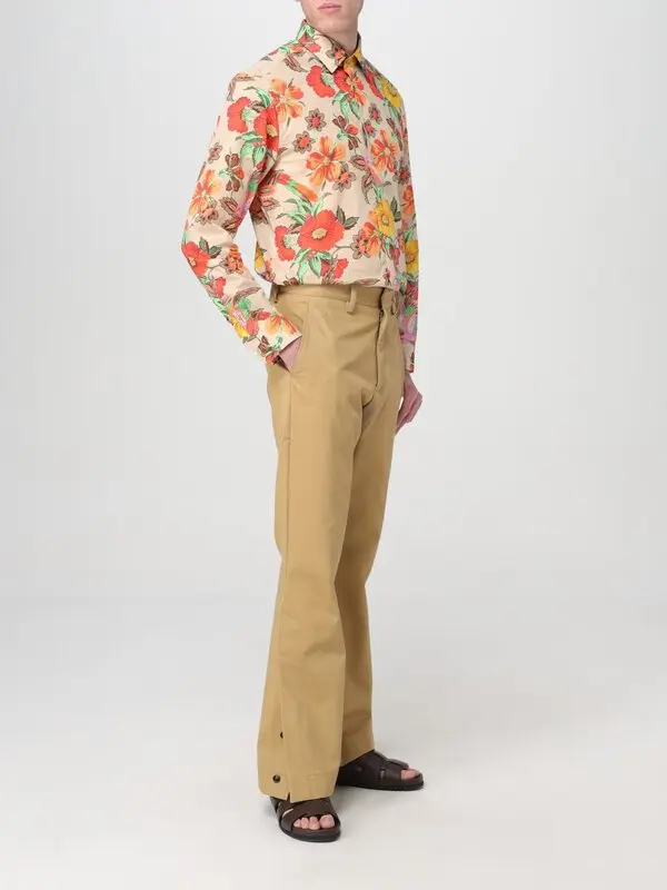 Etro Allover Floral Print Long-sleeved Shirt