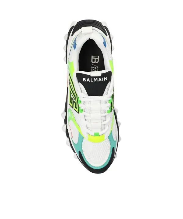 Balmain B-east Pb Trainers In Technical Materials And Mesh