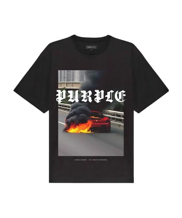 PURPLE BRAND Smoke Show T-shirt - Black