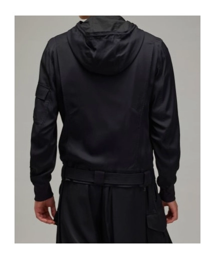 Y3 Drawstring Zip-up Hoodie
