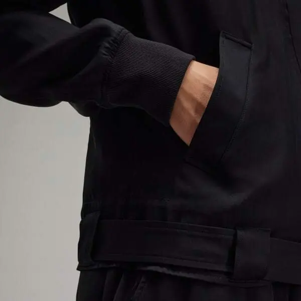 Y3 Drawstring Zip-up Hoodie