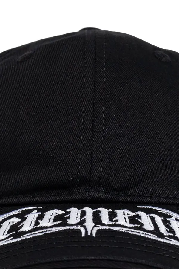Vetements Logo Embroidered Curved Peak Cap
