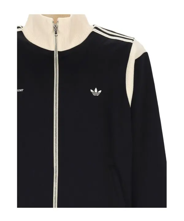 Adidas X Wales Bonner Zip Up Long Sleeved Sweatshirt