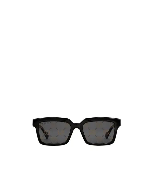 Gucci Rectangle Frame Sunglasses - Black