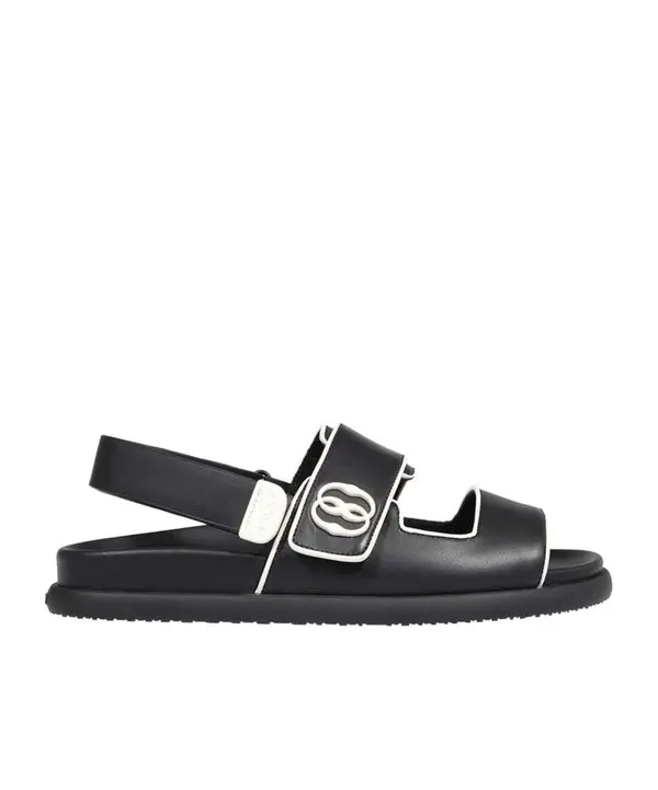 Bally Nyla Logo Plaque Sandals