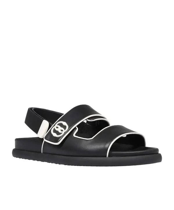 Bally Nyla Logo Plaque Sandals