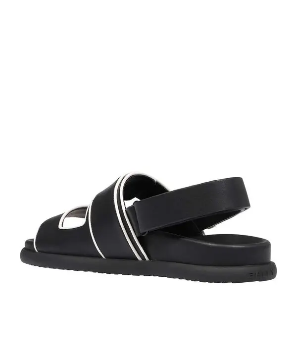 Bally Nyla Logo Plaque Sandals
