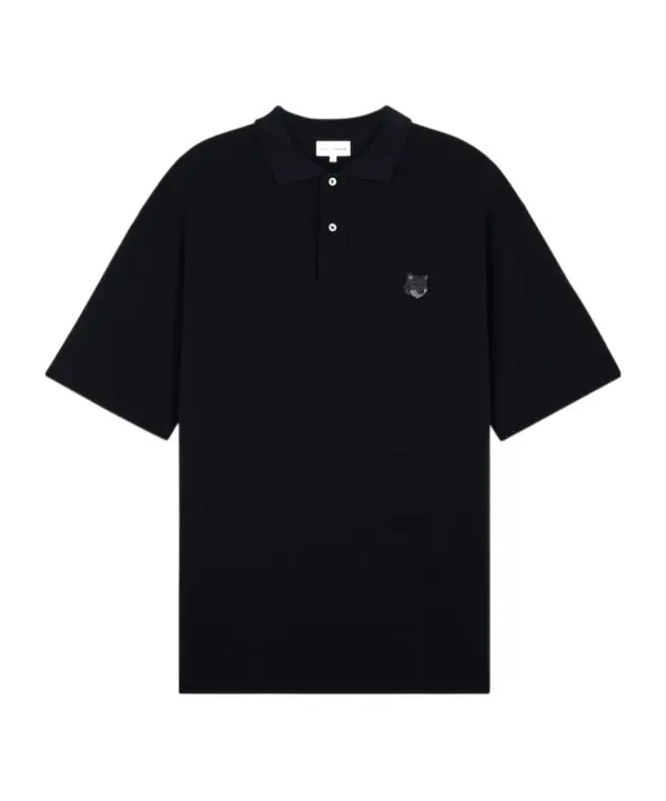 Maison Kitsuné Bold Fox Head Patch Oversized Polo Shirt