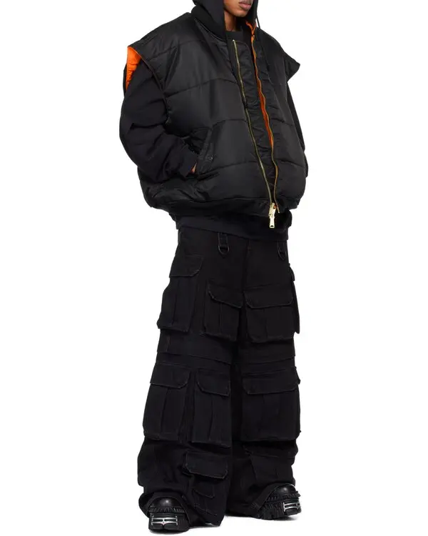 Vetements Zip-up Quilted Vest