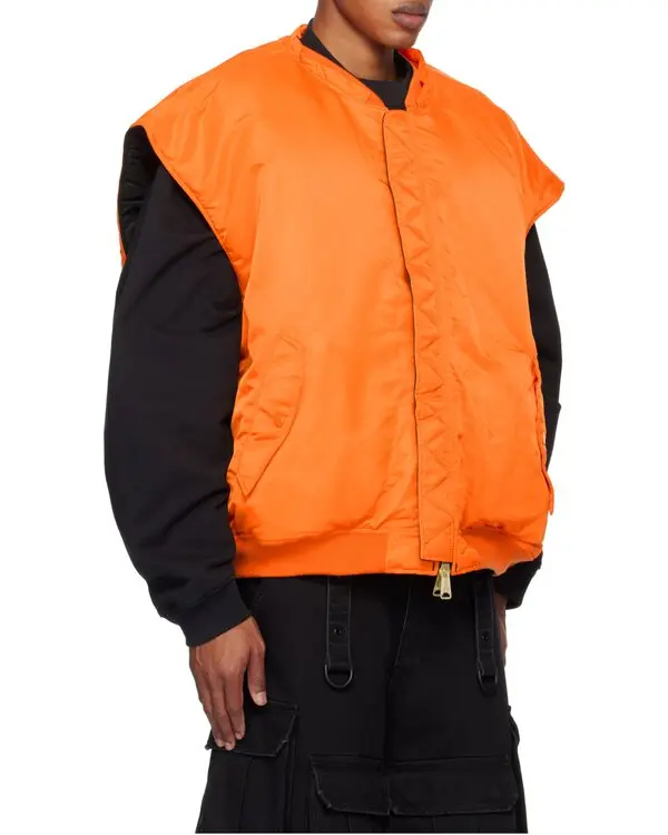 Vetements Zip-up Quilted Vest