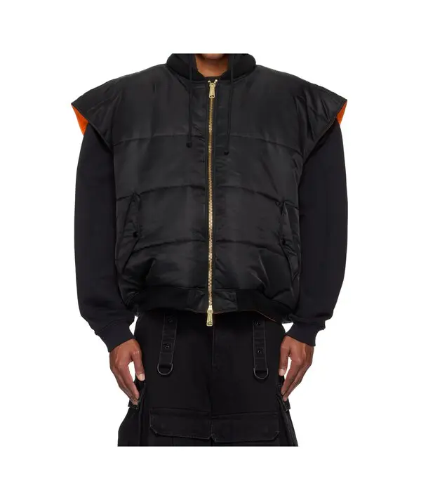 Vetements Zip-up Quilted Vest