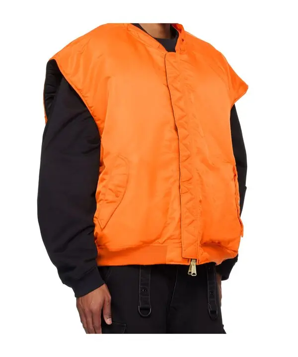Vetements Zip-up Quilted Vest