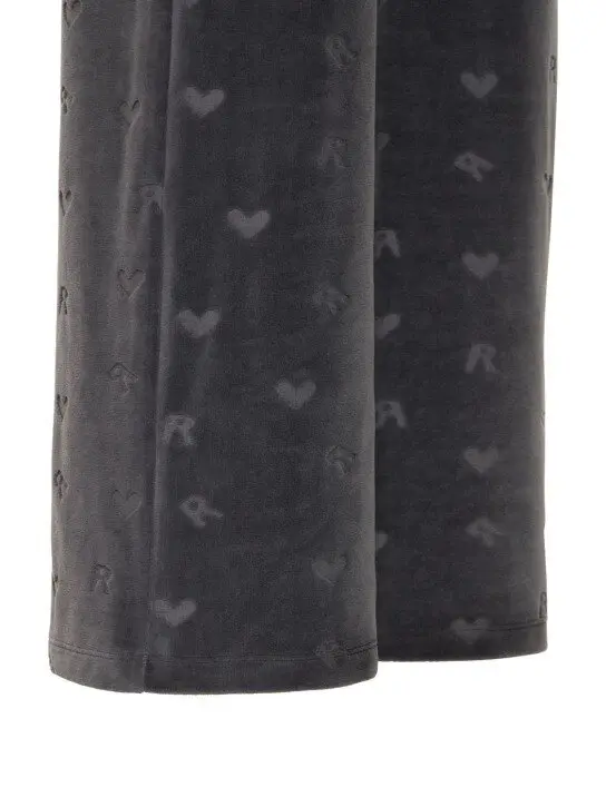 ROTATE BY BIRGER CHRISTENSEN Briella Velvet Logo Leggings