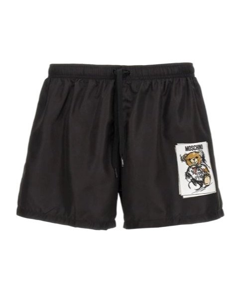 Moschino Teddy Printed Swim Shorts
