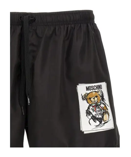 Moschino Teddy Printed Swim Shorts