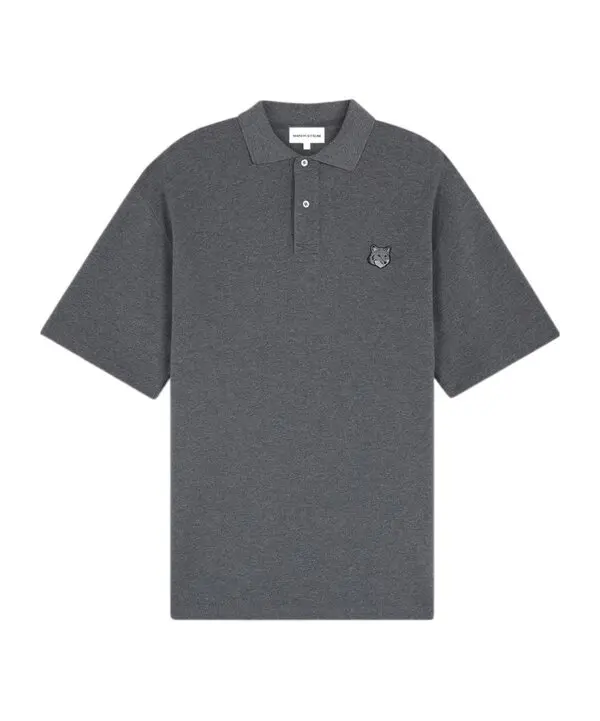Maison Kitsuné Bold Fox Head Patch Oversized Polo Shirt