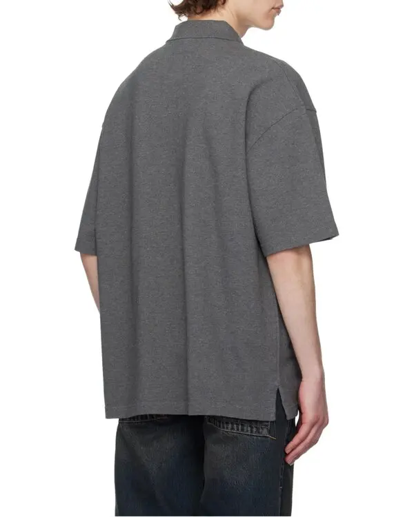 Maison Kitsuné Bold Fox Head Patch Oversized Polo Shirt
