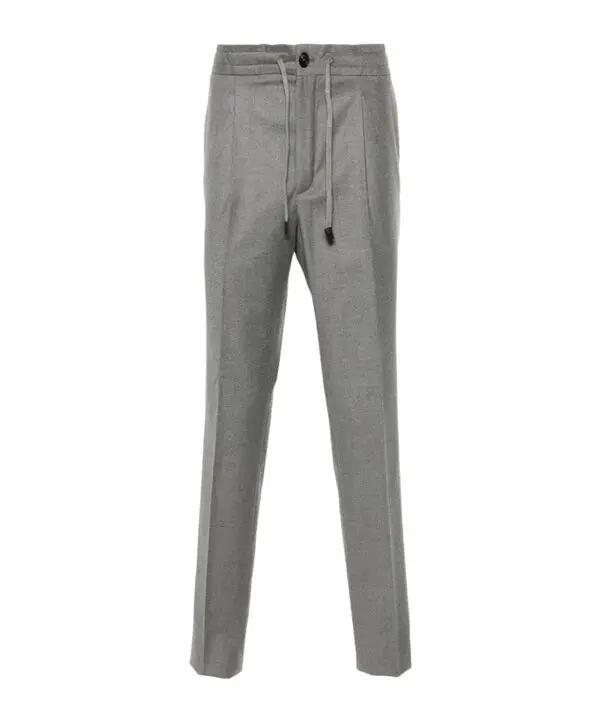 Incotex Drawstring Felted Trousers