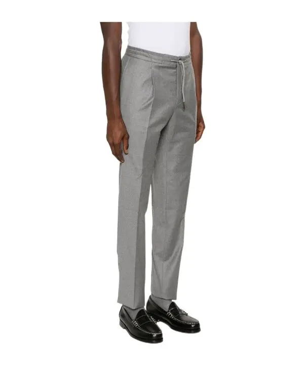 Incotex Drawstring Felted Trousers