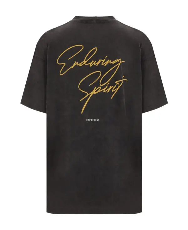 REPRESENT Illustration-print Washed Cotton T-shirt