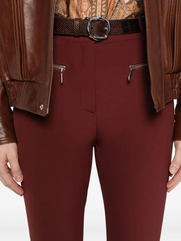 Etro Slim-fit Trousers With Zip