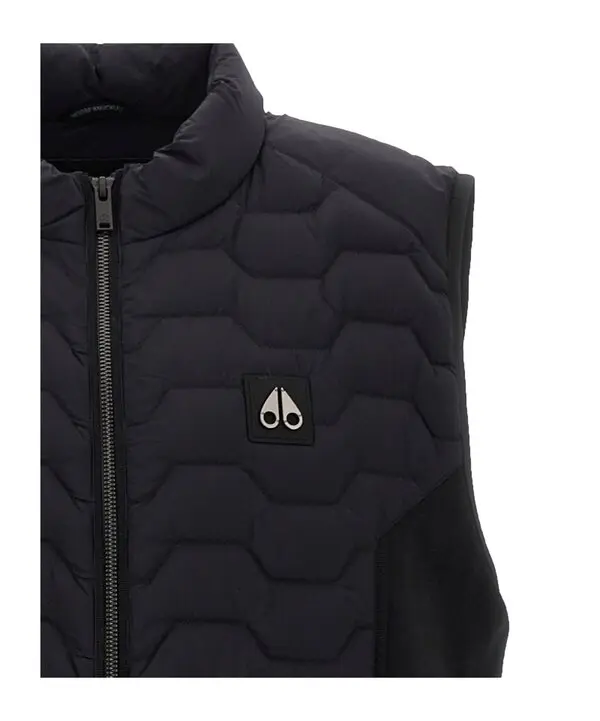 Moose Knuckles Granite Logo Plaque Vest