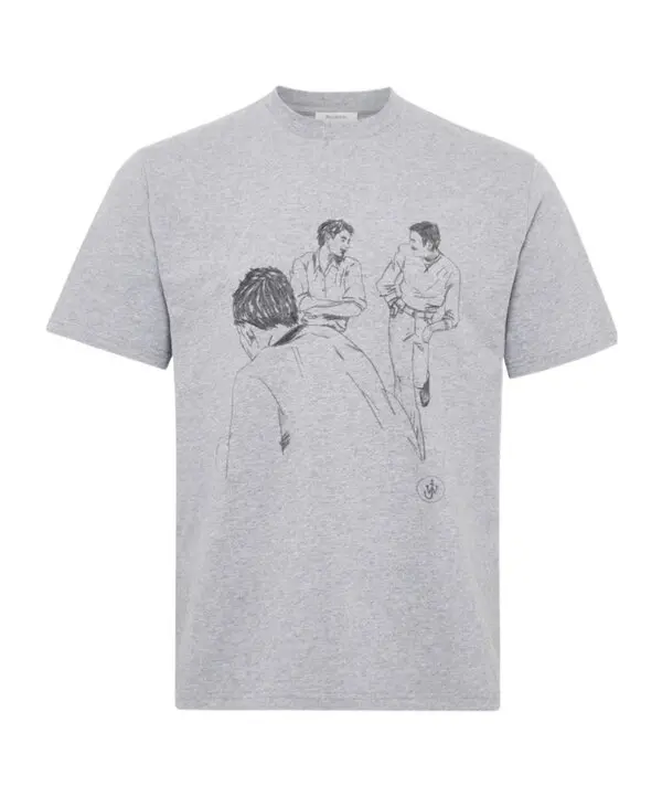 J.W.ANDERSON Jw Anderson Cafe Scene Printed T-shirt
