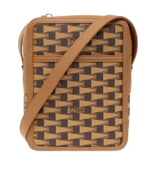 Bally Zip-up Shoulder Bag - Brown