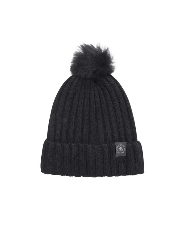 Moose Knuckles Logo Hat - Black