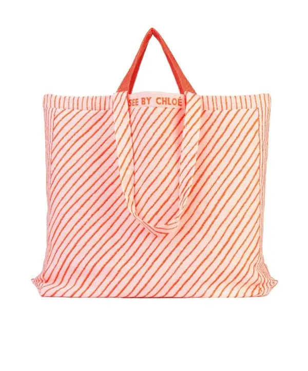 See By Chloé Letter Printed Shoulder Bag